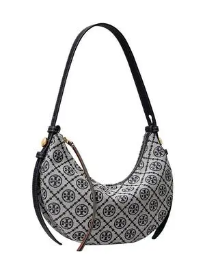 TORY BURCH Tory Burch T Monogram Romy Half Moon Bag