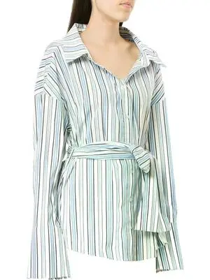 CAROLINE CONSTAS Striped Shirt