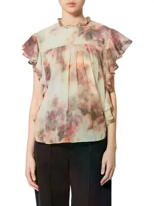 MARANT ETOILE Daliyane Ruffled Blouse