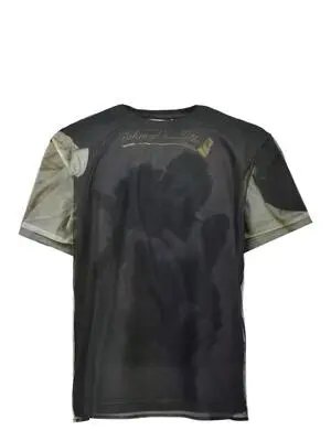 MASU Blurred Angel Short-sleeve T-shirt - Black
