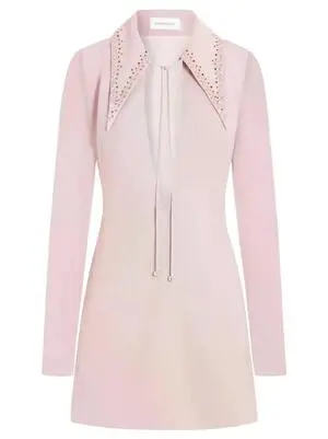 16Arlington Imre Embellished-collar Mini Dress - Pink