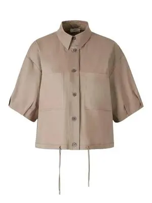 Peserico Chest-pocket Buttoned Shirt - Neutrals