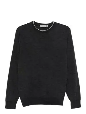 Canali Crew Neck T-shirt - Grey