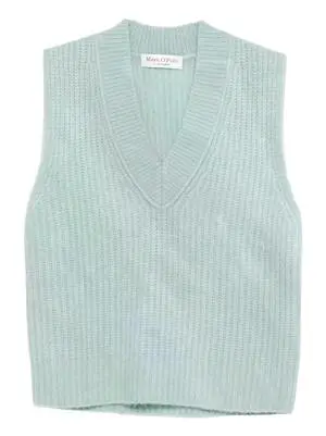 MARC O'POLO V-Neck Ribbed Top