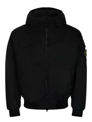 Stone Island Compass-badge Hooded Jacket - Black