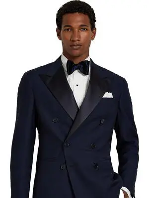 Ralph Lauren Polo Tailored Peak-lapel Tuxedo Jacket - Navy