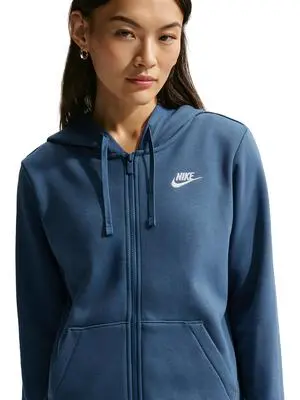 Nike Sportswear Club Fleece Full-zip Hoodie - Blue