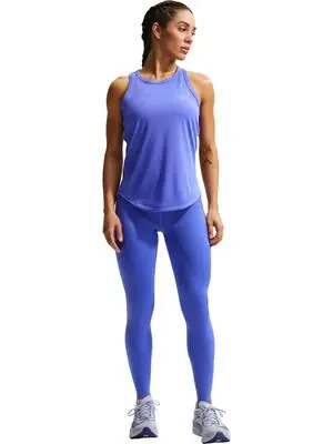 Nike Swift High-waisted 7/8 Running Leggings With Pockets - Blue