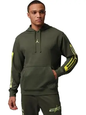 JORDAN Sport Crossover Dri-fit Fleece Graphic Pullover Hoodie - Green