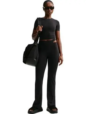 Nike Zenvy High-waisted Flared Leggings - Black