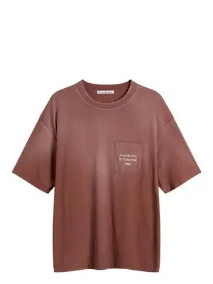 Acne Studios Small 1996 Short Sleeve T-shirt - Chocolate Brown