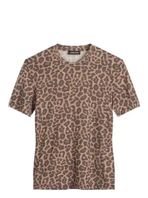 ANINE BING Sylvie T-shirt - Leopard
