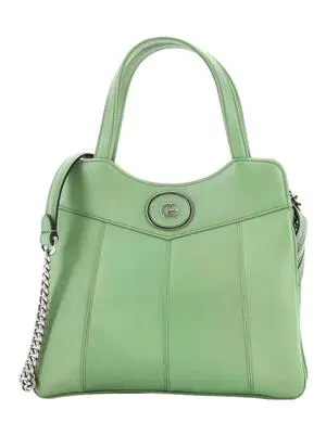 Gucci Gg Quilted Leather Small Tote Bag - Green