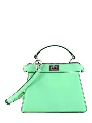 Fendi Peekaboo Iseeu Petite Leather Crossbody Bag - Green