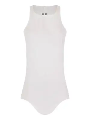 Rick Owens Asymmetric Tank Top - White