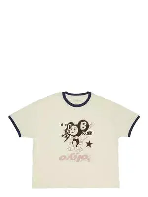 TRAVIS SCOTT X Fragment X Takashi Murakami Tokyo Ringer T-shirt - Neutrals