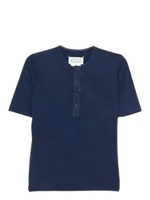 MAISON MARGIELA Button Short-sleeve T-shirt - Blue