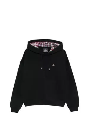 VIVIENNE WESTWOOD Hooded Pouch Pocket Hoodie - Black