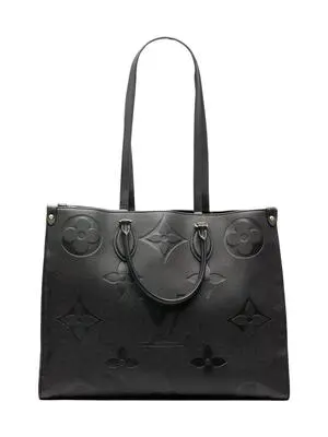 LOUIS VUITTON 2020 Monogram Empreinte Onthego Mm Satchel - Black