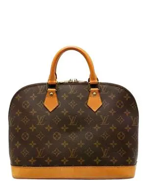 LOUIS VUITTON 1998 Monogram Alma Pm Handbag - Brown