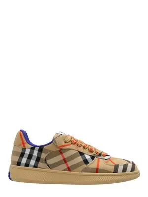 Burberry Terrace Check Sneakers - Sand Beige