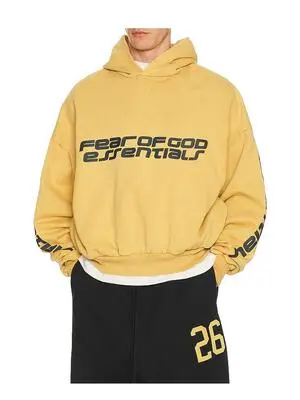 Fear Of God Cropped Relaxed Hoodie - Canyon