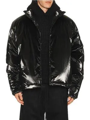 Fear Of God Puffer Jacket - Metallic Black