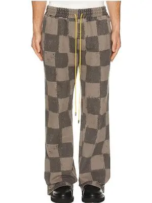 DIET STARTS MONDAY Hopkins Pant - Checkered Grey