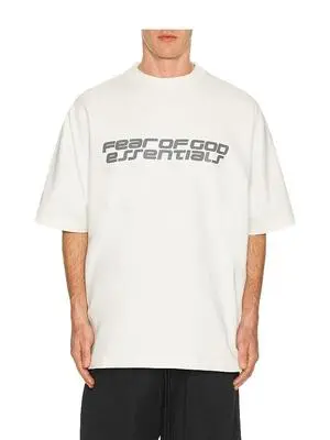 Fear Of God 90's Short Sleeve Tee In White - Ivory