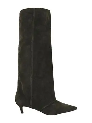 Steve Madden Luca Boots - Olive Suede