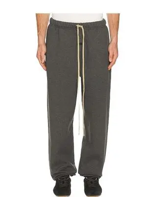 Fear Of God Classic Sweatpant In Black - Charcoal Heather