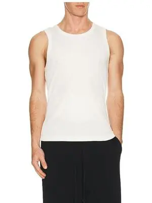 ENTIRE STUDIOS Rib Tank - White