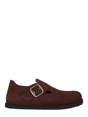 BIRKENSTOCK London Suede Clog - Deep Burgundy