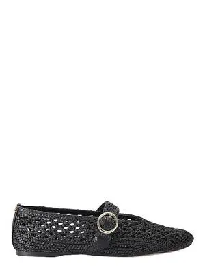 Kurt Geiger Woven Ballet Flats - Black