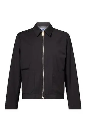 Paul Smith Regular-fit Waterproof Wool Jacket - Black