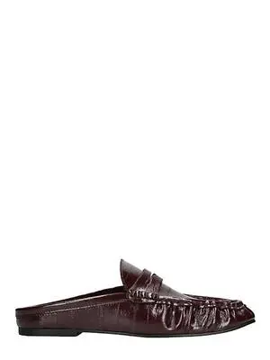 Steve Madden Rafe Faux-leather Mules - Wine