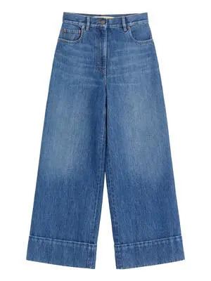 Valentino Garavani Wide-leg Jeans - Blue