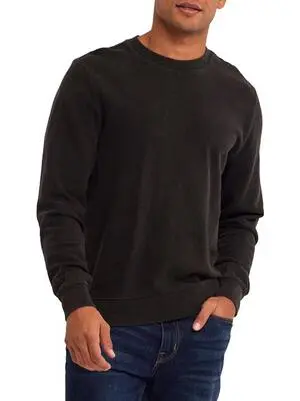 THREADS 4 THOUGHT Corey Organic Cotton Terry Sweatshirt - Black Wash