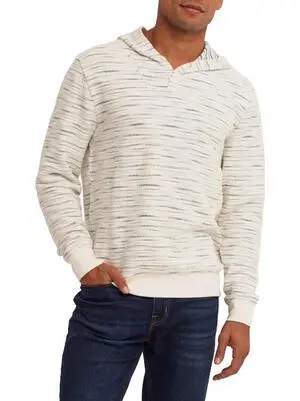 THREADS 4 THOUGHT Kieran Shoreline Baja Stripe Hoodie - Ecru/serrano