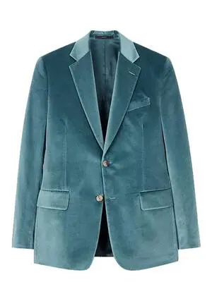 Paul Smith The Brierley Velvet Blazer - Blue