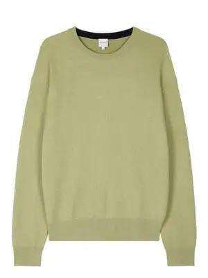 Paul Smith Pale Merino Wool Ribbed Sweater - Green