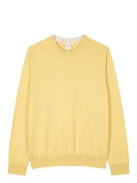Paul Smith Organic Cotton Knitted Sweater - Yellow