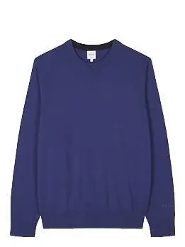 Paul Smith Organic Cotton Knitted Sweater - Blue
