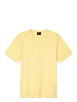 Paul Smith Marl Cotton-linen T-shirt - Yellow