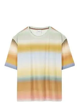 Paul Smith Striped Cotton T-shirt - Multicolour