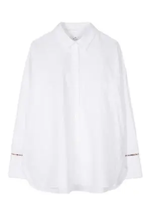 Paul Smith Relaxed-fit 'swirl' Trim Shirt - White