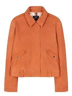 Paul Smith Suede Jacket - Orange
