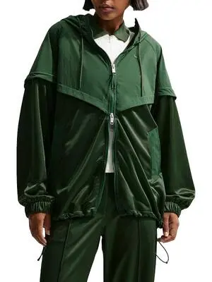 Nike Oversize Windrunner Jacket - Fir/fir/fir