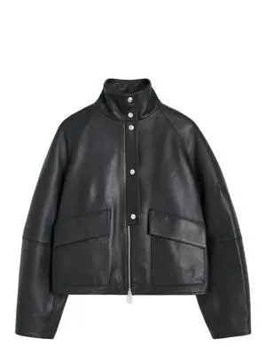 BY MALENE BIRGER Suzanne Leather Jacket - Black
