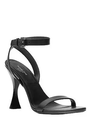 Michael Kors Bianca Leather Sandal - Black